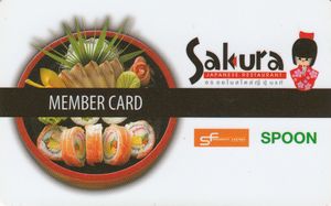 Functional Card: Member card (Restaurants and Cafes, Thailand(Sakura ...