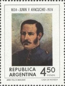 Stamp: José Félix Bogado (1777-1829) (Argentina(150 Years of Battles of ...