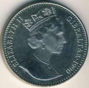 Moneda: 1 Crown (14th World Championship Football 1990 Italy - flag ...