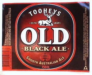 Drink Label: Tooheys Old (Black Ale) (Tooheys, AustraliaCol:AU-BEER-000001