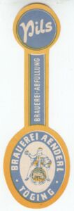 Drink Label: Töginger Pils (Brauerei Aenderl, Töging, Germany, Federal ...