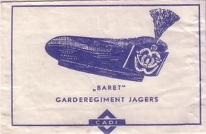 Sugar Packet: "Baret" - Garderegiment Jagers (Netherlands(Weapons ...
