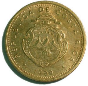 Moneda: 5 Colones (Costa Rica(1950~Today - Banco Central de Costa Rica ...