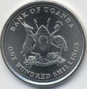 Coin: 100 Shillings (Magnetic) (Uganda(1987~Today - Circulation (New ...