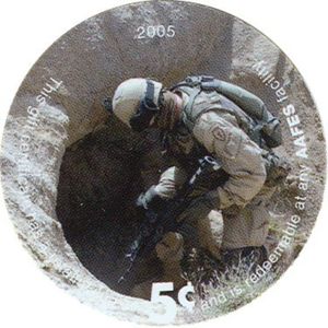 Banknote: 5 Cents (United States of America(Military Payment AAFES ...