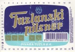 Drink Label: Tuzlanski Pilsner (Tuzlanska pivara, Bosnia and ...