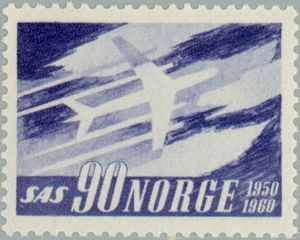 Stamp: S.A.S. (NorwayMi:NO 451,Sn:NO 388,Yt:NO 408,Sg:NO 507,AFA:NO 465 ...