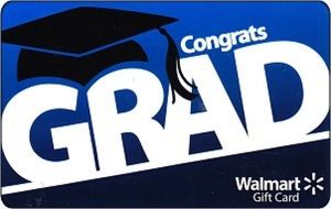 Gift Card: Congrats Grad-1 (Walmart, United States of America(School ...