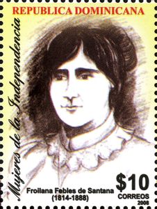 Sello: Frollana Febles de Santana (República Dominicana) (Women of the ...