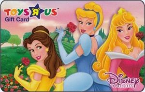 Gift Card: Disney Princesses (Toys R Us, United States of America ...