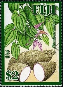 Stamp: Dioscorea sativa (yams) (Fiji(Staple root crops of Fiji) Mi:FJ ...