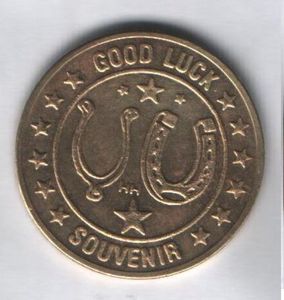Token: Good luck Souvenir (United States of America) (Advertising ...