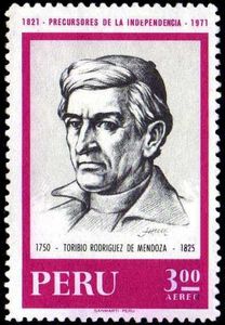 Stamp: Independence - Toribio Rodriguez de Mendoza (Peru(Pioneers of ...
