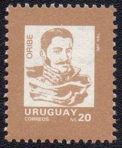 Stamp: General Manuel Oribe (Uruguay(Liberation Heroes) Mi:UY 1827,Sn ...