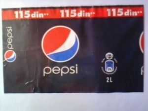 Drink Label: Pepsi (A and P D.O.O. Dobanovci, SerbiaCol:RS-SODA-000001