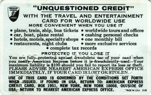 Tarjeta de Banco: American Express FIRST EDITION-2 (American Express ...