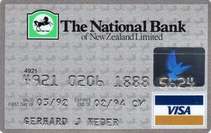 Bank Card: New Zealand Limited (The National Bank of New Zealand ...