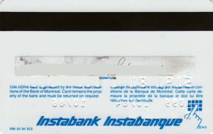 Bank Card: MasterCard 2 (Bank of Montreal, Canada) Col:CA-MC-0009