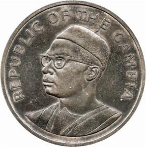 Moneda: 10 Dalasis (10th Anniversary of Independence) (Gambia ...