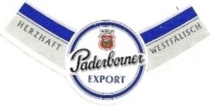 Dranketiket: Paderborner Export (Paderborner Brauerei GmbH ...