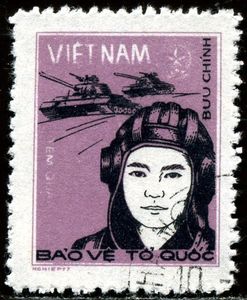 Stamp: Tank Driver (Vietnam(Military frank) Mi:VN PF30,Sn:VN M27,Yt:VN ...