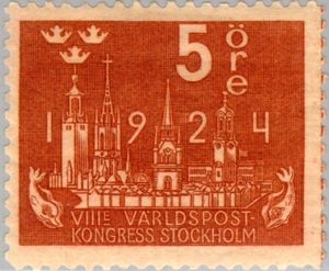 Stamp: World Postal Congress- Stockholm (Sweden(U.P.U. (Universal ...