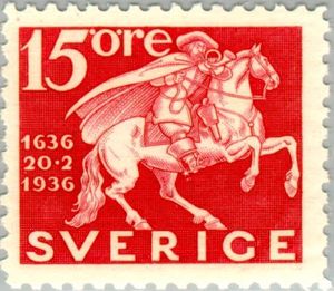 Stamp: Mounted Postman (Sweden(Postal service) Mi:SE 229B,Sn:SE 250,Yt ...