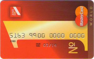 Bank Card: MasterCard World (Bank Delta, UkraineCol:UA-MC-0155.03