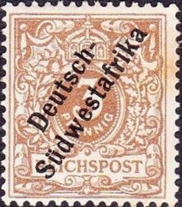 Stamp: overprint on Reichpost (German South West Africa(German Realm ...