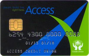 Bank Card: Access Credit Union (Access Credit Union, Canada) Col:CA-MS-0001