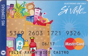 Tarjeta de Banco: Mis Compras - Si Vale (Prestaciones Universales ...