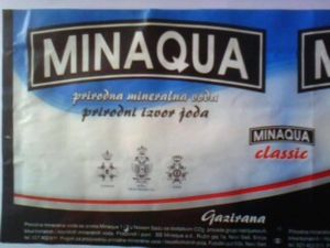 Drink Label: Minaqua Gazirana (BB Minaqua a.d., SerbiaCol:RS-WATER-000011
