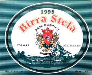 Etiqueta de bebida: Birra Stela (Stela & Dorina, AlbaniaCol:AL-BEER-000046