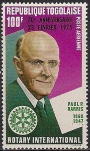 Stamp: Rotary International (Togo(Rotary International) Mi:TG 1087A,Sn ...
