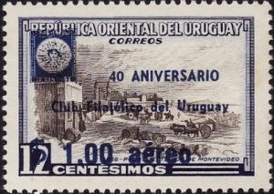 Stamp: Cerro de Montevideo (Uruguay(40th Anniversary, Philatelic Club ...