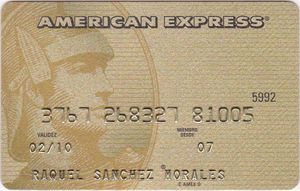 Bank Card: Logo Grande (American Express, MexicoCol:MX-AE-0001 💳