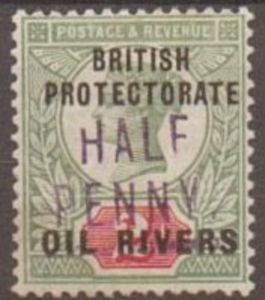 Stamp: Queen Victoria (1819-1901) (Oil Rivers Protectorate(Niger Coast ...