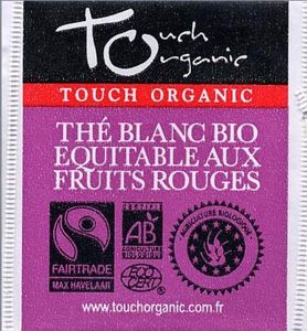 Tea Bag: Thé blanc bio équitable aux fruits rouges, mat (Touch Organic ...