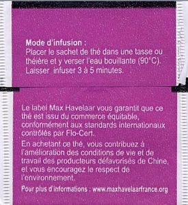 Tea Bag: Thé blanc bio équitable aux fruits rouges, mat (Touch Organic ...