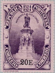 Postzegel: Monument of Luís de Camões (Portugal(4th Centenary of the ...
