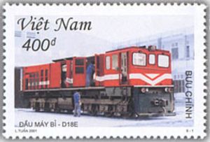邮票: Belgian Locomotive - D18e (越南(Diesel locomotives) Mi:VN 3163,Sn:VN ...