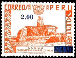 Stamp: Machu Picchu at Cuzco - Overprint (Peru(Previous Issues ...
