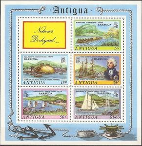 Stamp: Nelson's Dockyard (Antigua and Barbuda(Nelson's Dockyard) Mi:AG ...