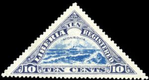 Stamp: Monrovia (Liberia(Registered Letters 1919 Issue) Yt:LR LC18A