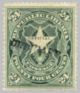 Stamp: Star of Liberia (Liberia(ORDINARY 1901/1902 Issue (Overprint ...