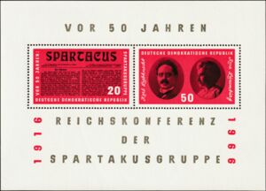 Stamp: Spartakus (Germany, Democratic Republic (DDR)(50th Anniversary ...