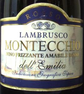 Drink Label: Lambrusco Montecchio (Casa Vinicola Malera, Italy) Col:IT ...