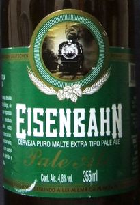 Drink Label: Eisenbahn Pale Ale (Cervejaria Sudbrack, BrazilCol:BR-BEER ...