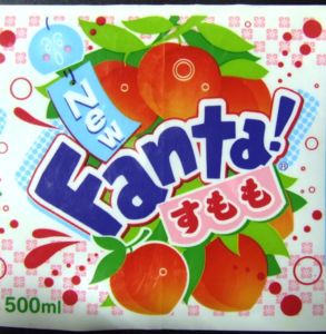 Drink Label: Fanta Plum (Coca-Cola - Japan, JapanCol:JP-SODA-000016