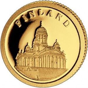 Moneda: 12 Dollars (Finland - Helsinki Cathedral) (Liberia) (2008 ...